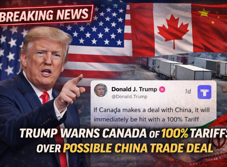 Trump Warns Canada of 100% Tariffs Over Potential China Trade Deal ...